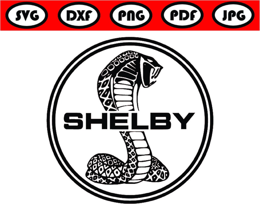 Shelby Logo, Shelby SVG DXF Files, Digital Download, Vector File, Svg ...