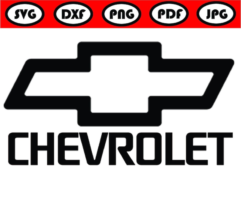 Chevrolet Logo, Chevrolet SVG DXF Files, Digital Download, Vector File ...