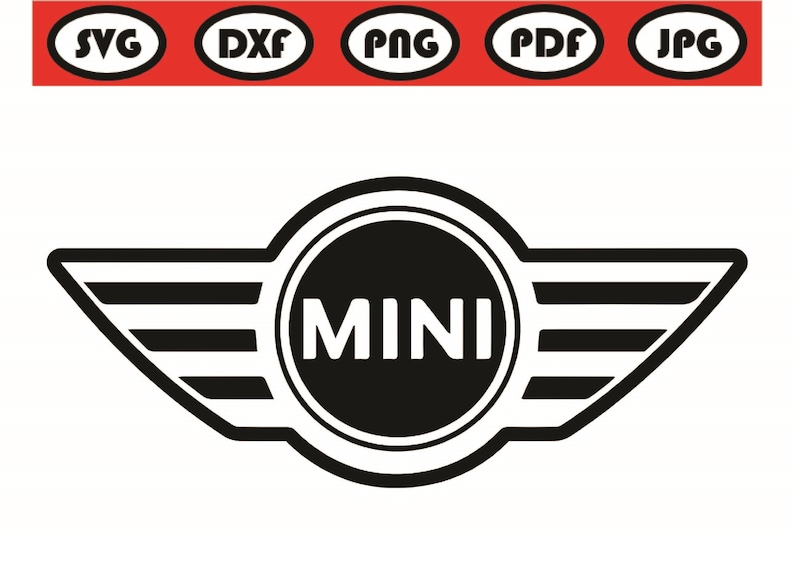 Mini Cooper Logo, Mini Cooper SVG DXF, Digital Download, Vector File ...
