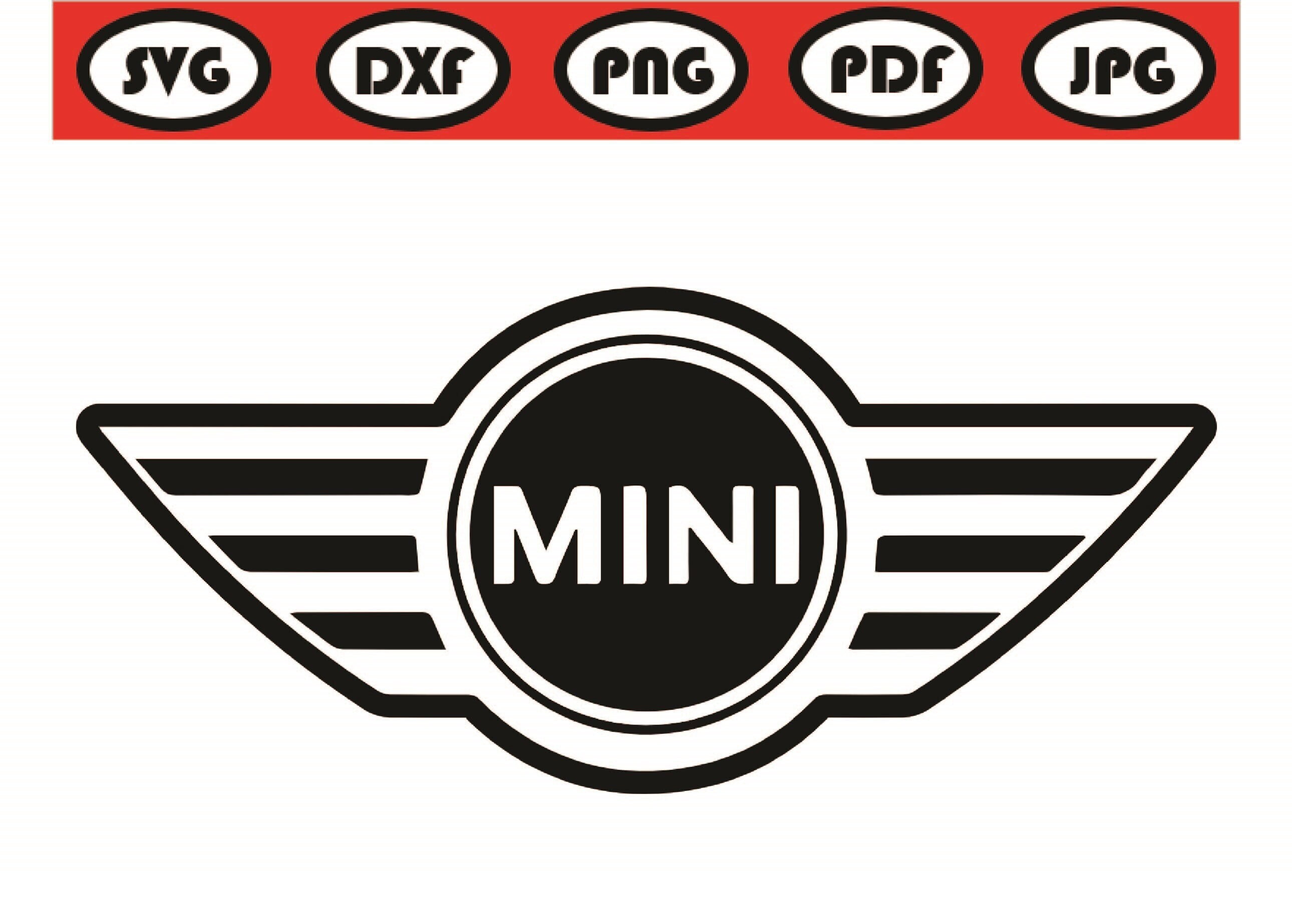 Mini Cooper Logo, Mini Cooper SVG DXF, Digital Download, Vector File ...