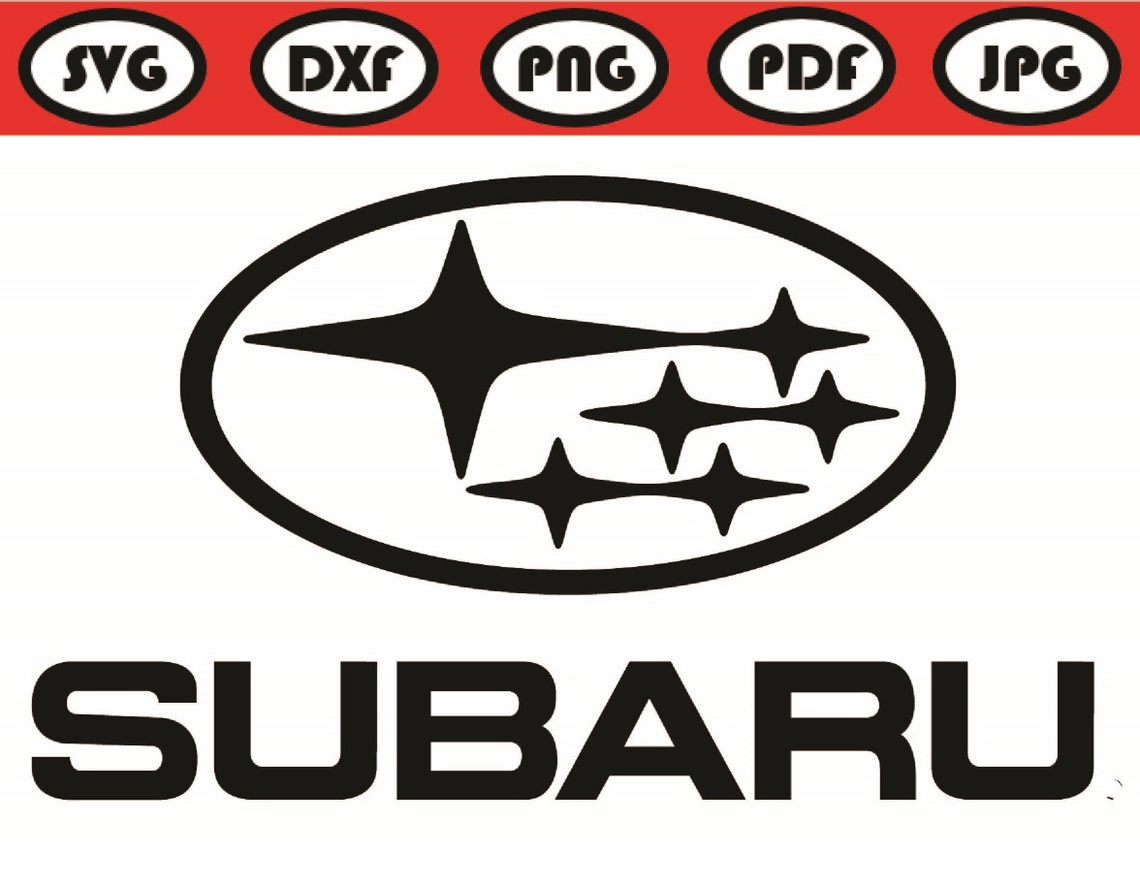 Logotipo de Subaru, archivos Subaru SVG DXF, Descarga digital, Archivo ...