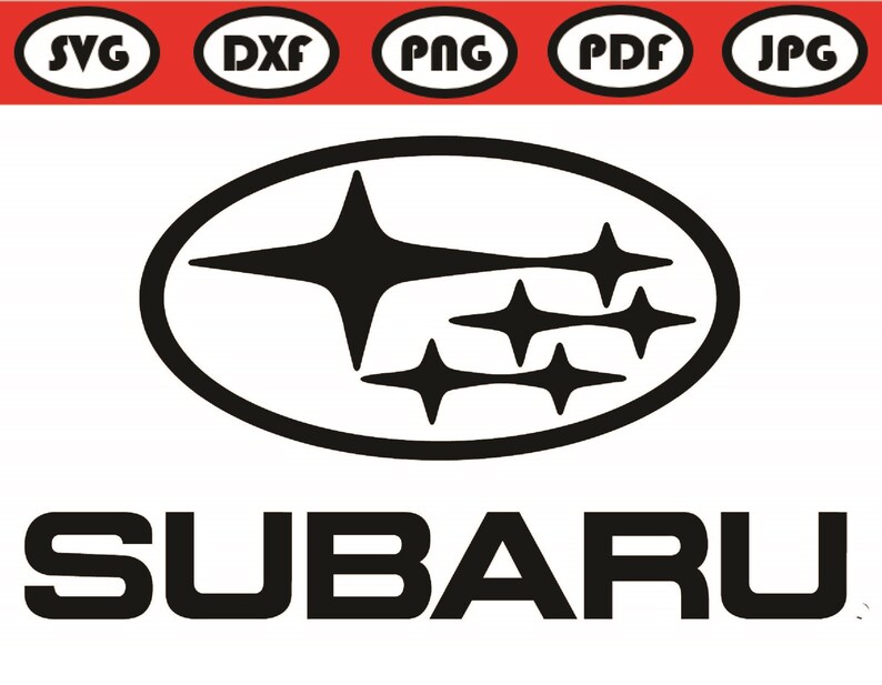 Logotipo de Subaru, archivos Subaru SVG DXF, Descarga digital, Archivo ...
