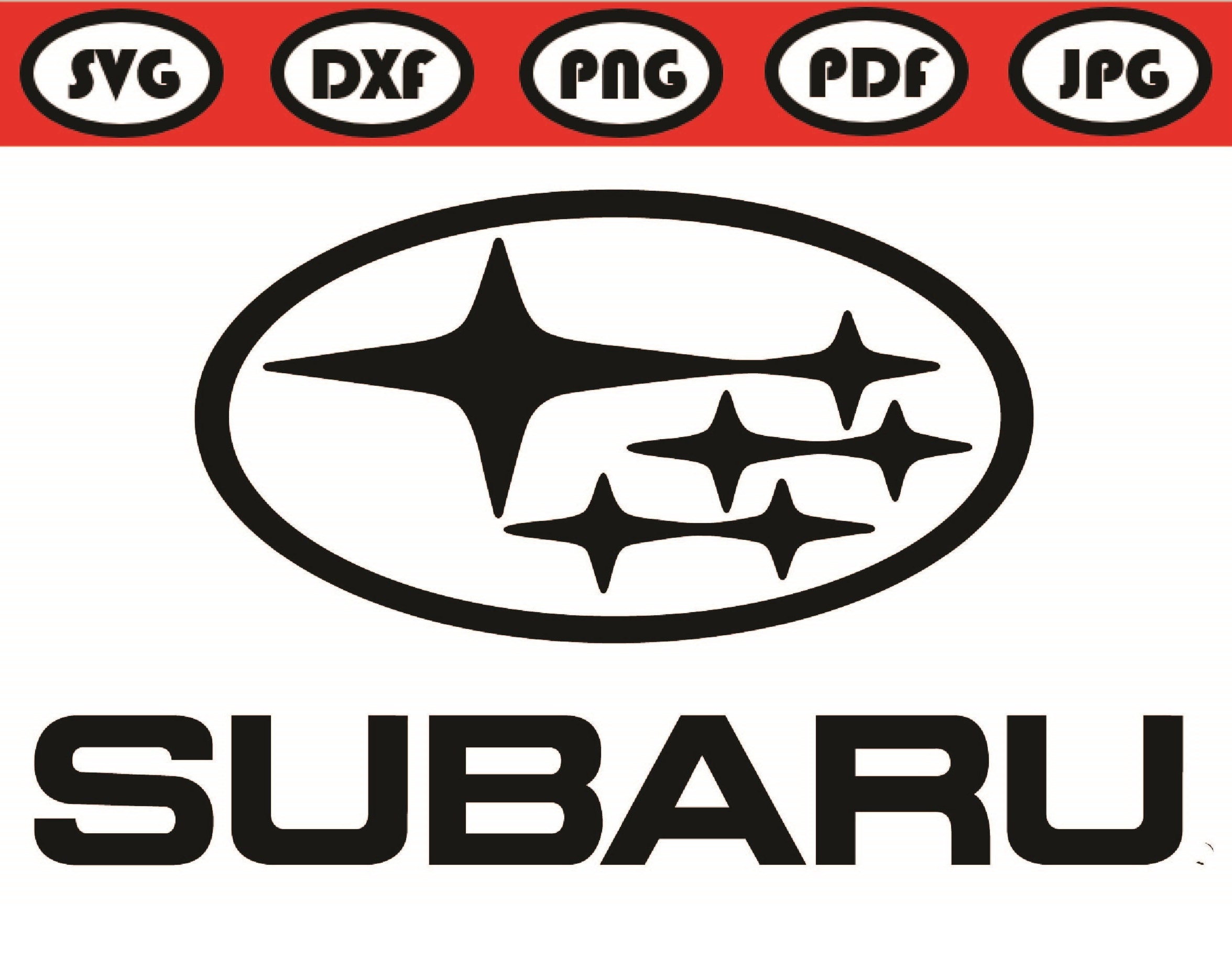 Logotipo de Subaru, archivos Subaru SVG DXF, Descarga digital, Archivo ...