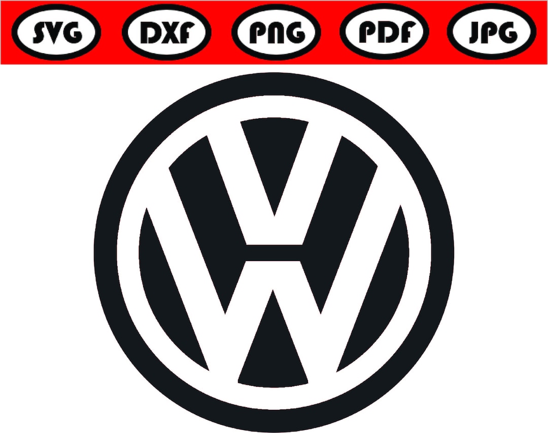 Buy Volkswagen Logo, Volkswagen SVG DXF Files, Digital Download, Vector ...