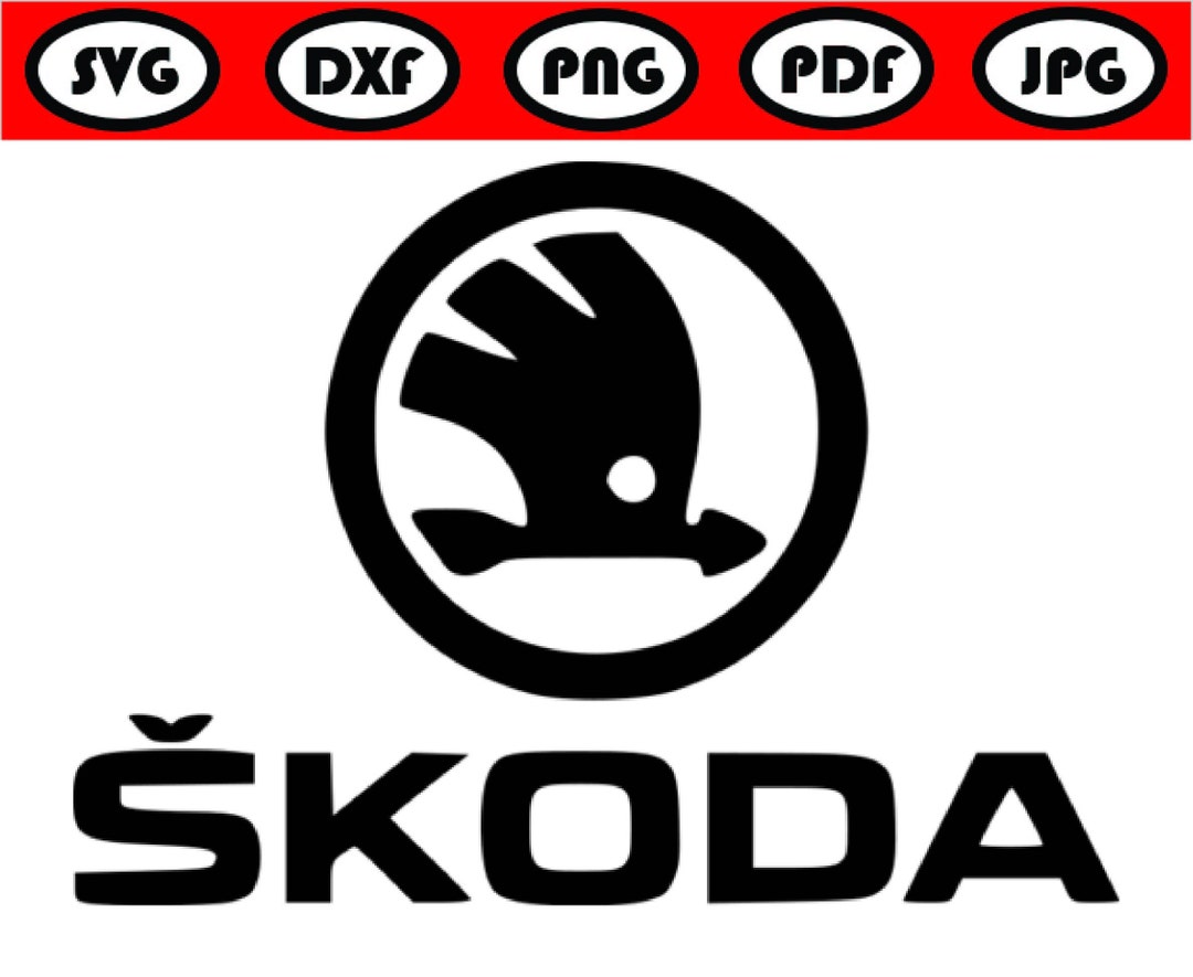 Skoda Logo, Skoda SVG DXF Files, Digital Download, Vector File, Svg Cut ...
