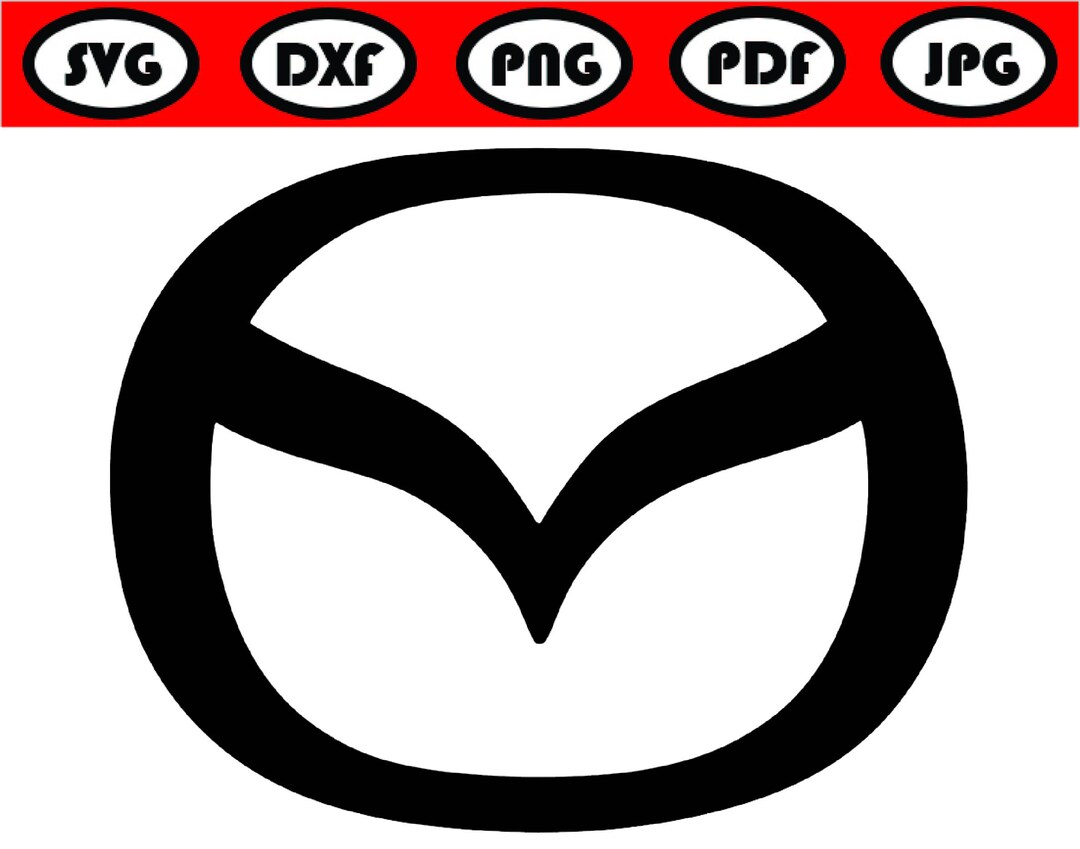 Mazda Logo, Mazda SVG DXF Files, Digital Download, Vector File, Svg Cut ...