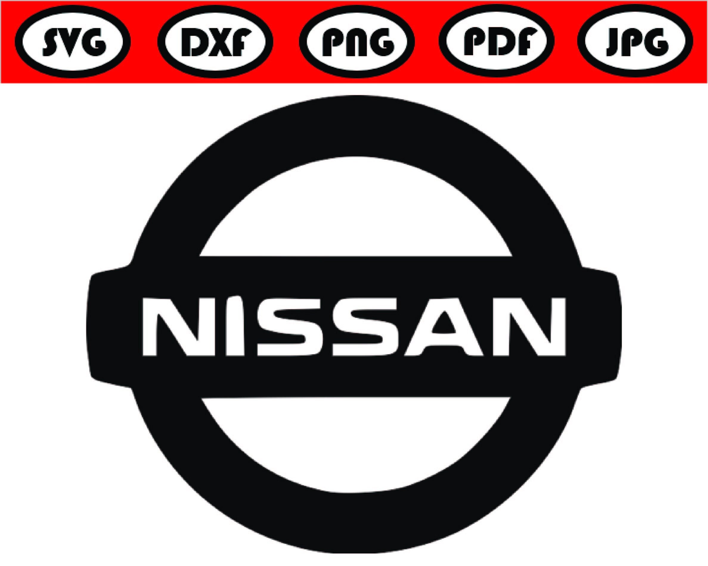 Nissan Logo, Nissan SVG DXF Files, Digital Download, Vector File, Svg ...