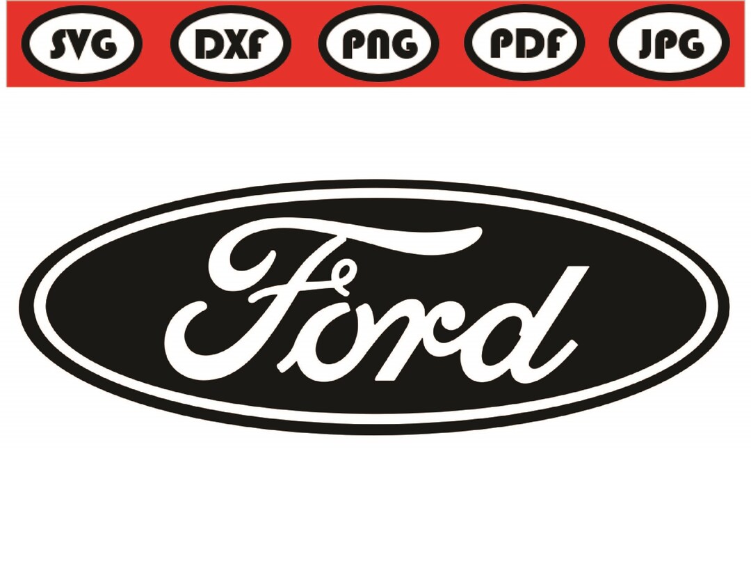 Ford Logo, Ford SVG DXF Files, Digital Download, Vector File, Svg Cut ...