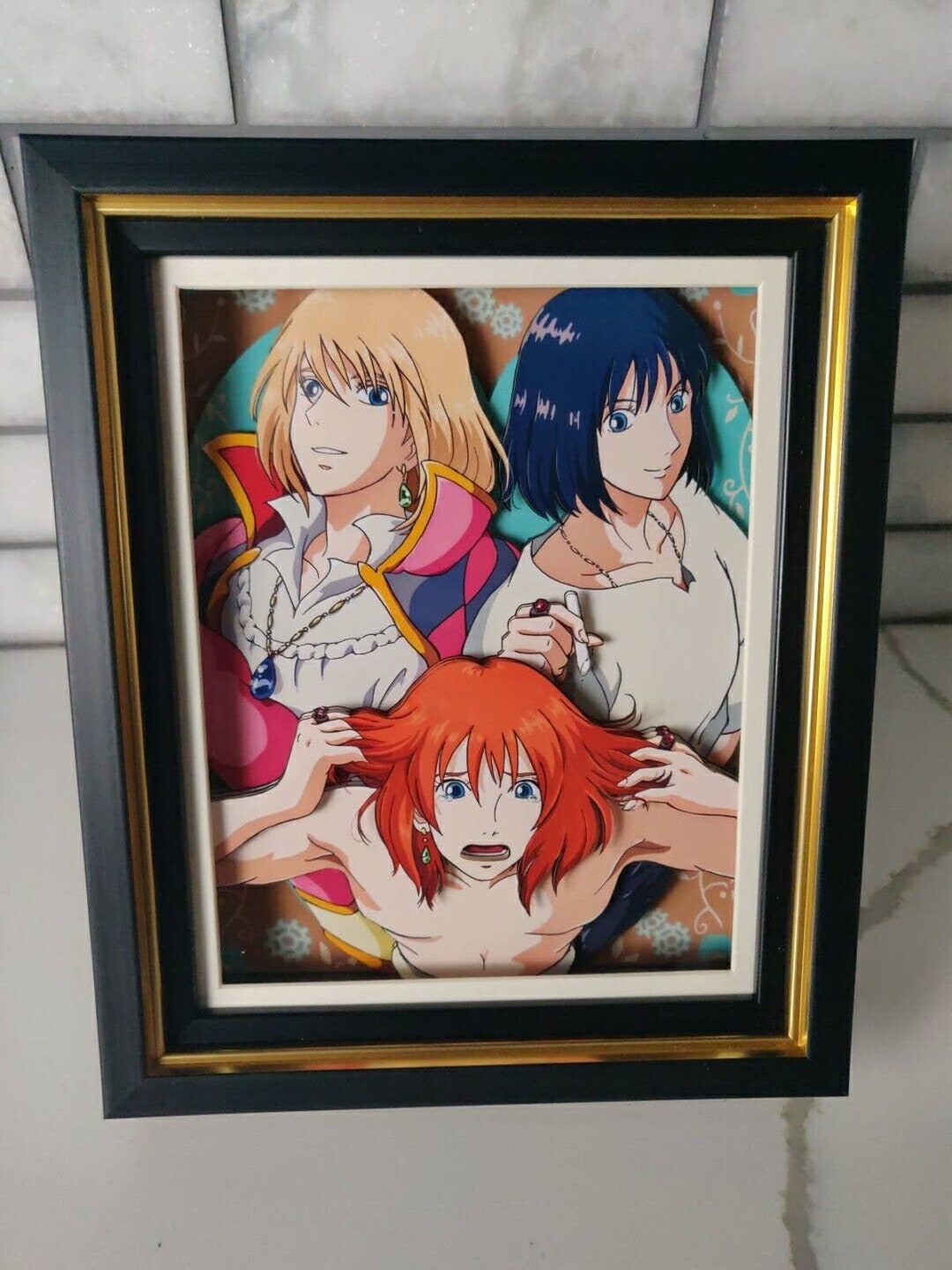 Classic Japanese Animation Howl's Moving Castle 3D Frame - Etsy