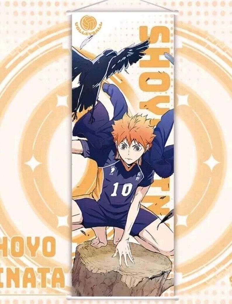 Haikyuu Hinata - Anime Wall Scroll Poster 30 by 70 Cm - Etsy