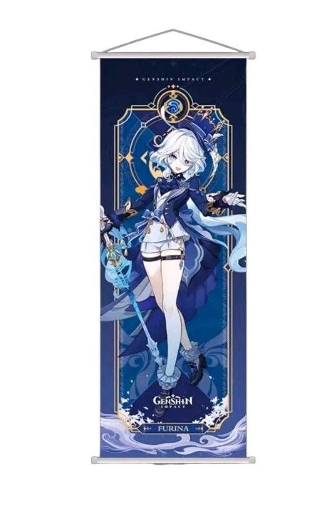 Genshin Impact Furina -anime Wall Scroll Poster 30 by 70 Cm - Etsy