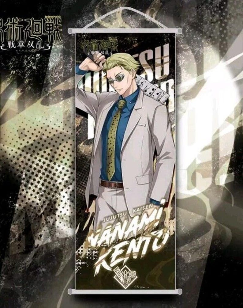 Jujutsu Kaisen JJK Nanami - Poster mural animé par défilement 30 x 70 ...