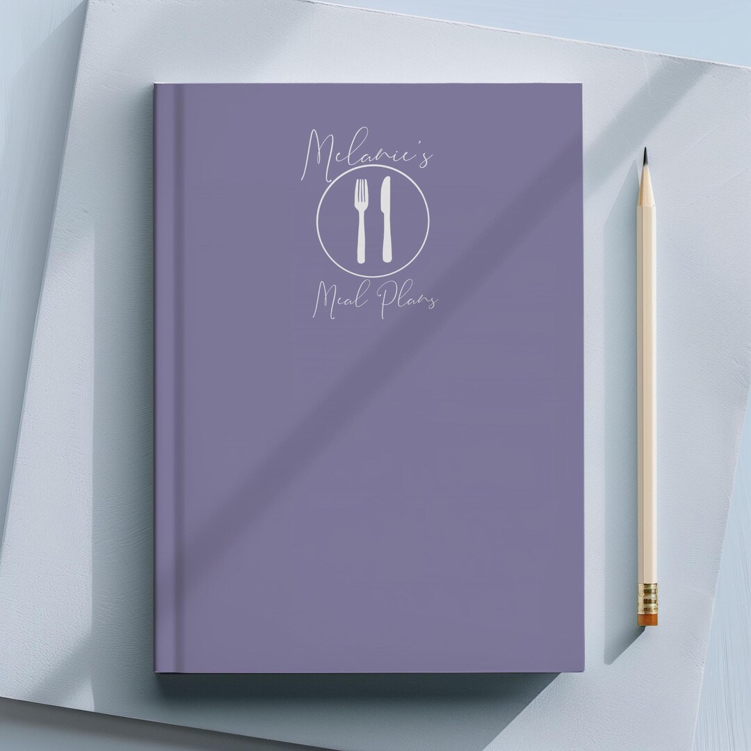 Personalized Meal Plan Journal - Custom Pages - Custom Diet Planner ...