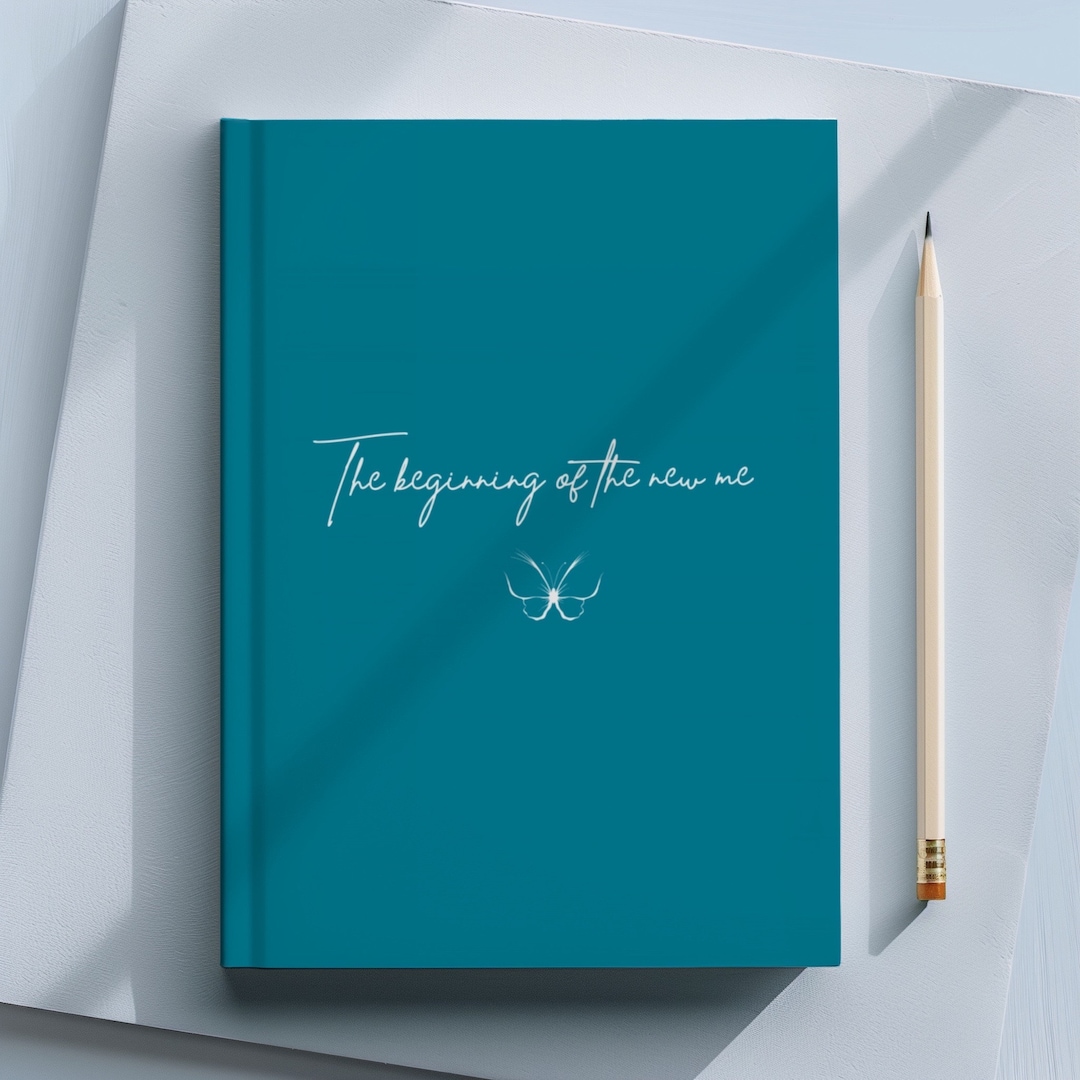 Custom Journal: 'the Beginning of a New Me' - Personalized Cover & Page ...