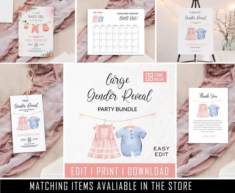 Diaper Raffle Editable Template, Minimalist Baby Shower Template ...