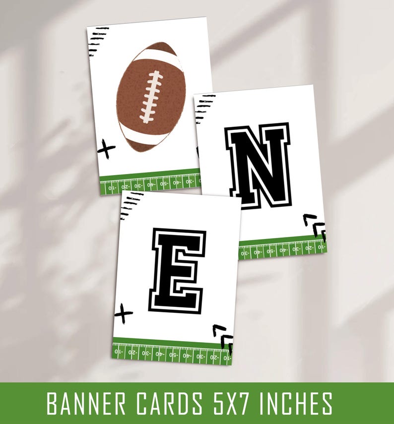 Editable Football Milestone Bundle, Sports Birthday Photo Milestone ...
