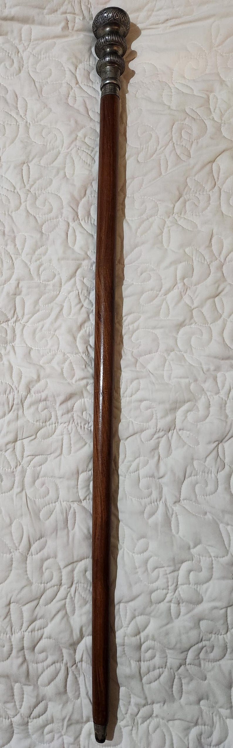 Antique Walking Stick Gadget Presentation Cane Edwardian Victorian ...