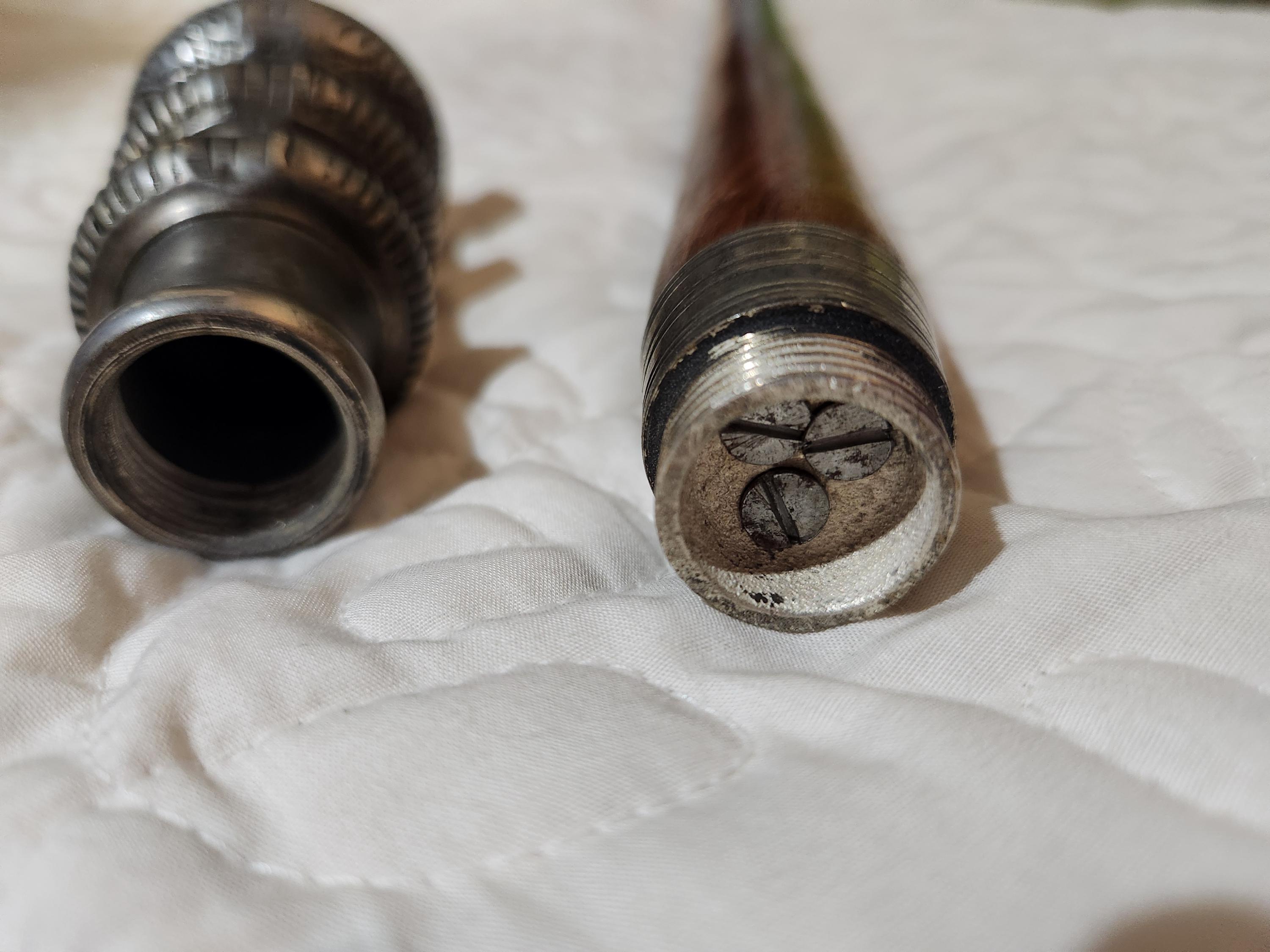 Antique Walking Stick Gadget Presentation Cane Edwardian Victorian ...