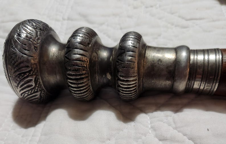 Antique Walking Stick Gadget Presentation Cane Edwardian Victorian ...