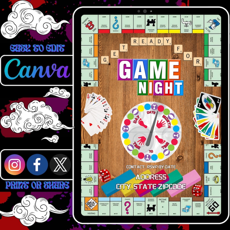 Uno Invitation - Etsy