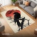 Raven Blood Moon Rug – Gothic Witchy Home Decor - Etsy
