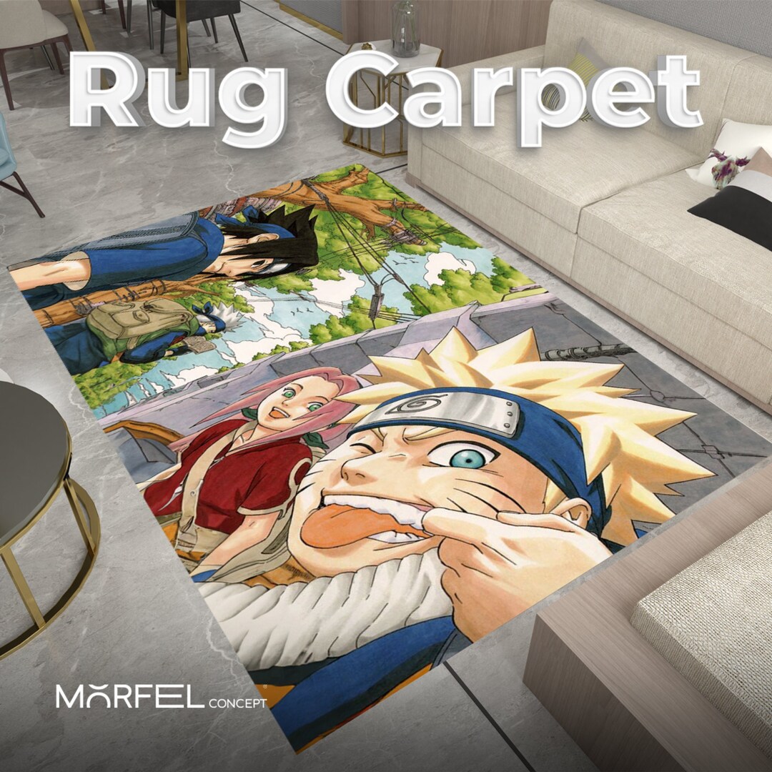 Anime Rug, Anime Characters Rug, Mix Rug, Anime Decor, Movie Decor ...
