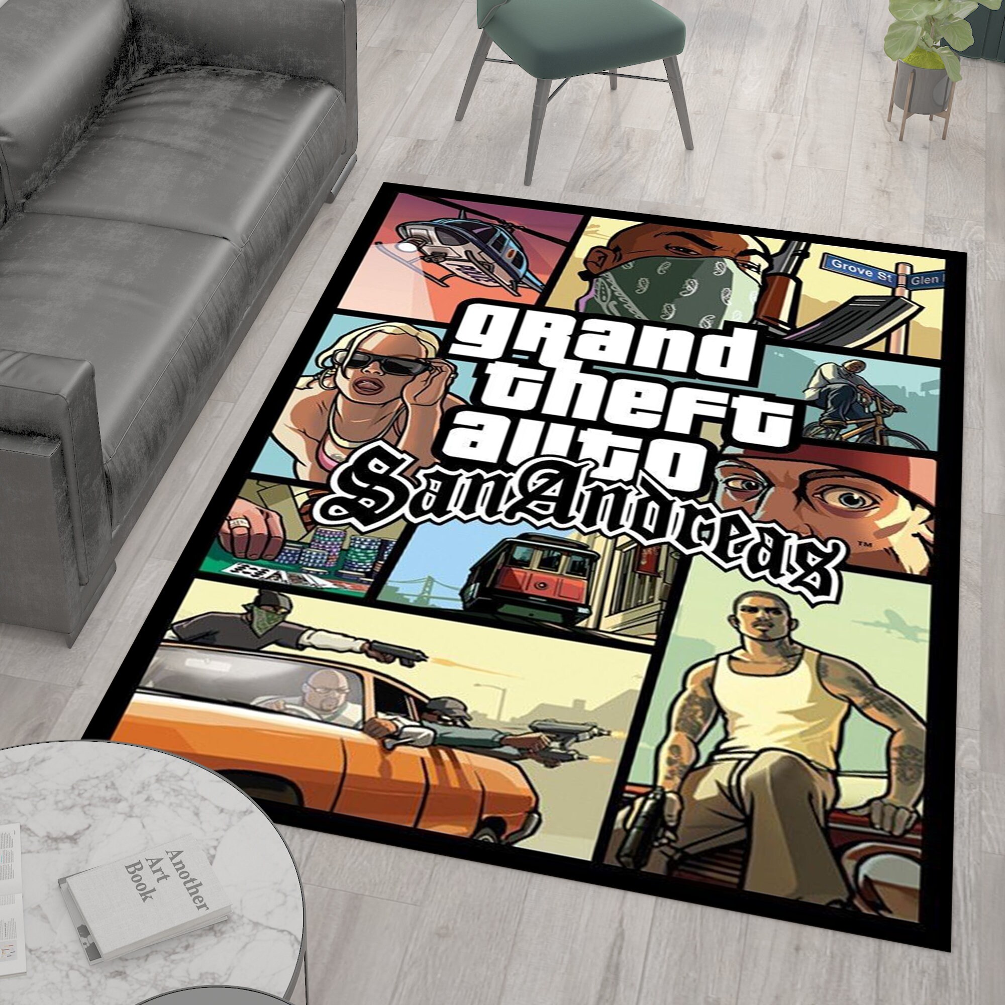 Game Rug, Large Rug, Small Rug, Gta Rug, Kids Rug, Salon Rug, Living ...