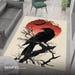 Raven Blood Moon Rug – Gothic Witchy Home Decor - Etsy