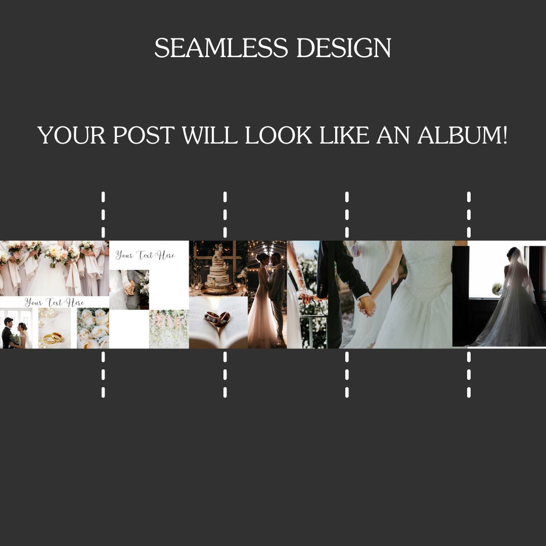 Instagram Carousel Post Template, CANVA Template, Photo Collage ...
