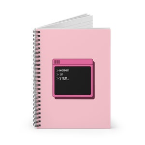 Women in STEM Spiral Notebook, Computer Science Student Gift - Etsy