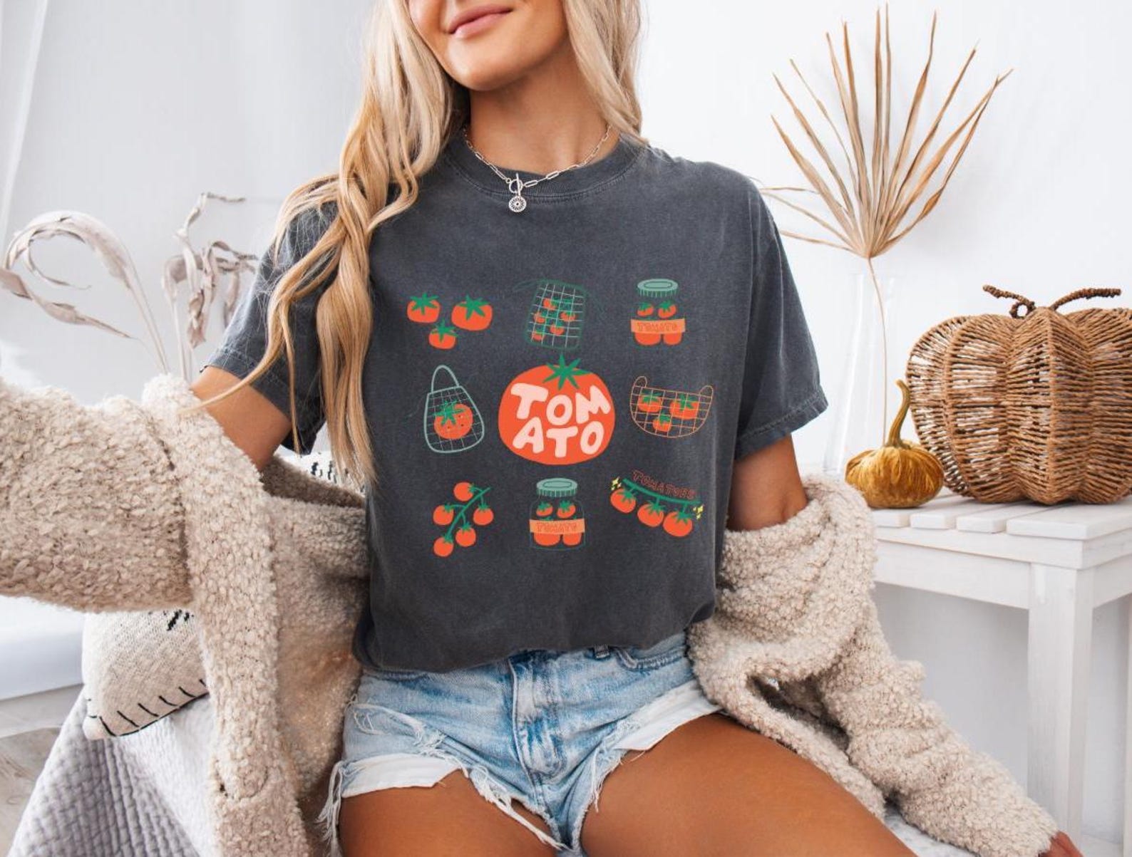 Tomato Shirt, Fruit Shirt, Cherry Tomatoes Shirt, Farmers Market Tshirt ...