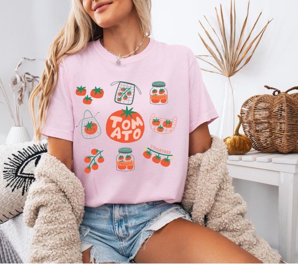 Tomato Shirt, Fruit Shirt, Cherry Tomatoes Shirt, Farmers Market Tshirt ...