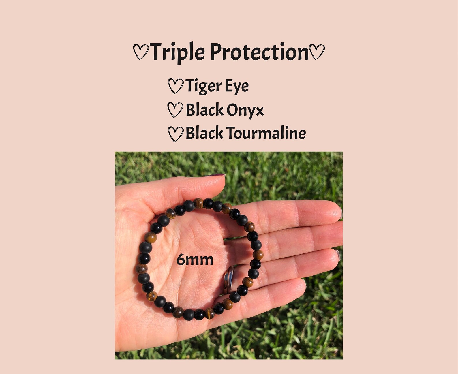 Empath Protection Bracelet,protection Amulet Bracelet, Triple ...
