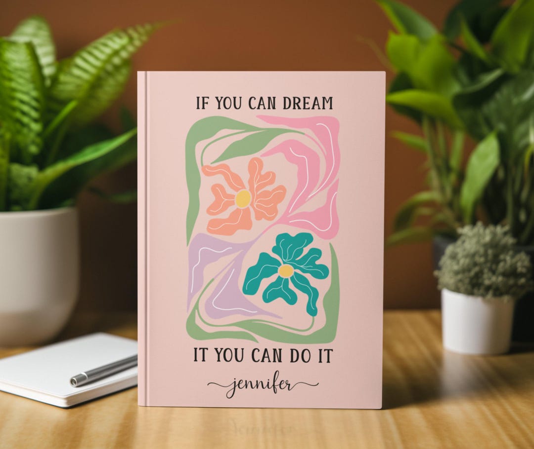 Custom If You Can Dream It Journal, Custom Therapy Journal, Custom Mood ...
