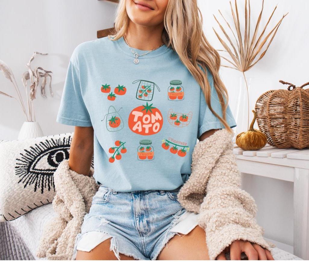 Tomato Shirt, Fruit Shirt, Cherry Tomatoes Shirt, Farmers Market Tshirt ...