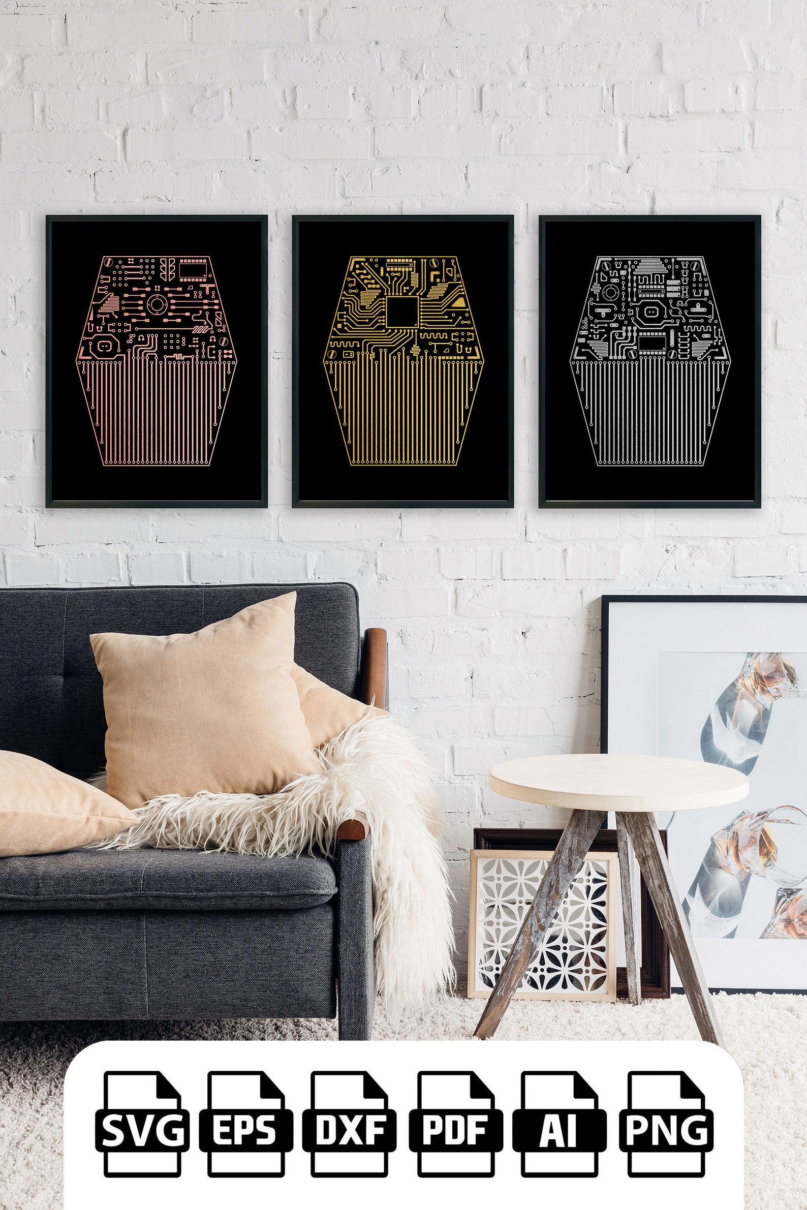 Platinen Design Platinen Design SVG, DXF, EPS, Ai - Etsy.de