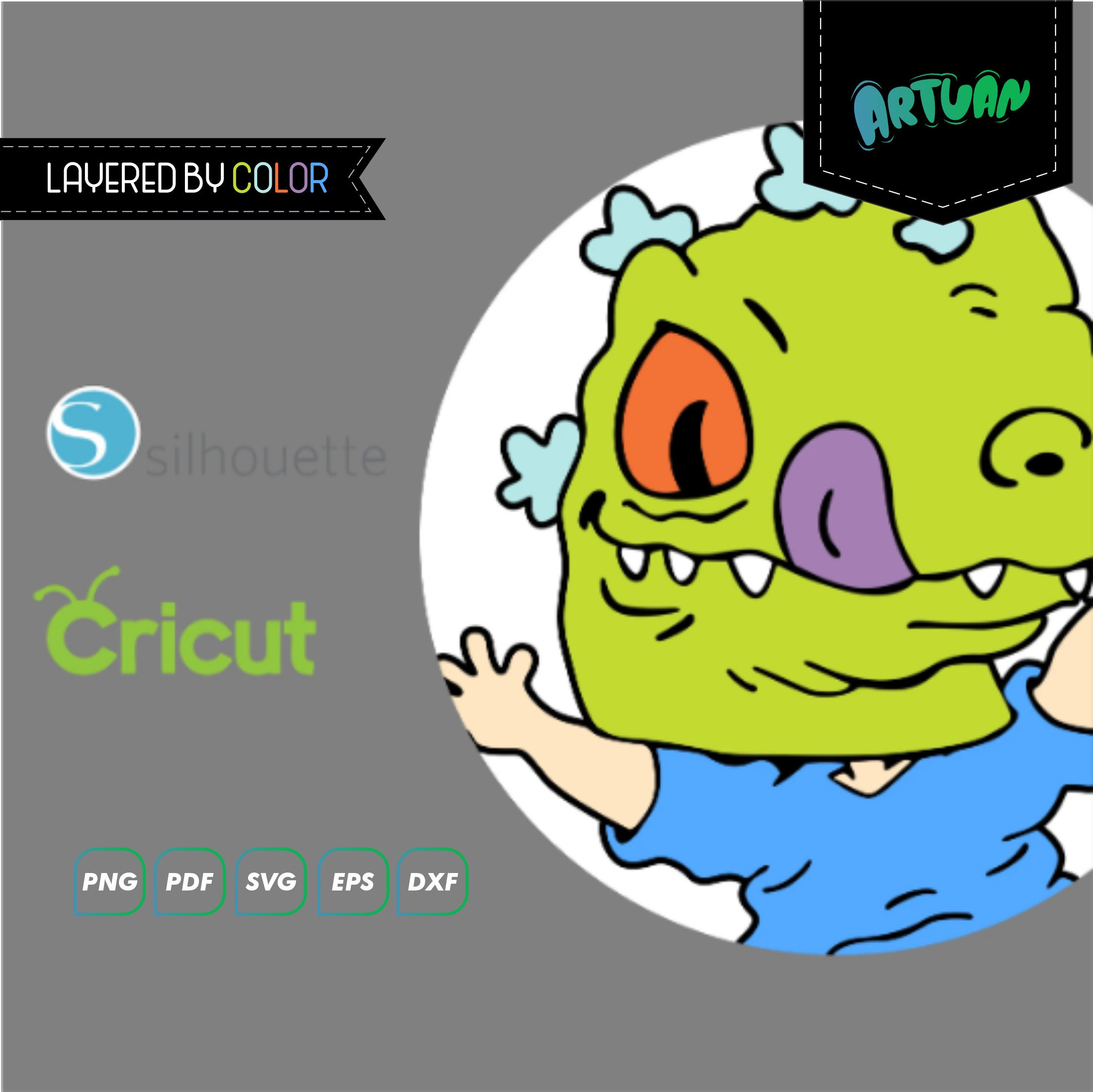 Bundle Reptar RUGRATS ,cricut, Silhouette, Svg, Eps, Pdf, Png, Instant ...