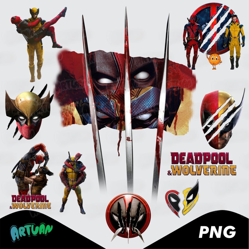 Deadpool Clip Art - Etsy