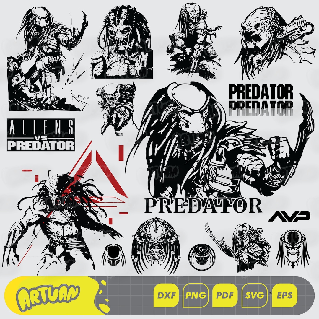 Predator Eps, Png, Svg, Pdf, Dxf, Sublimation File, Cut File, Print T ...