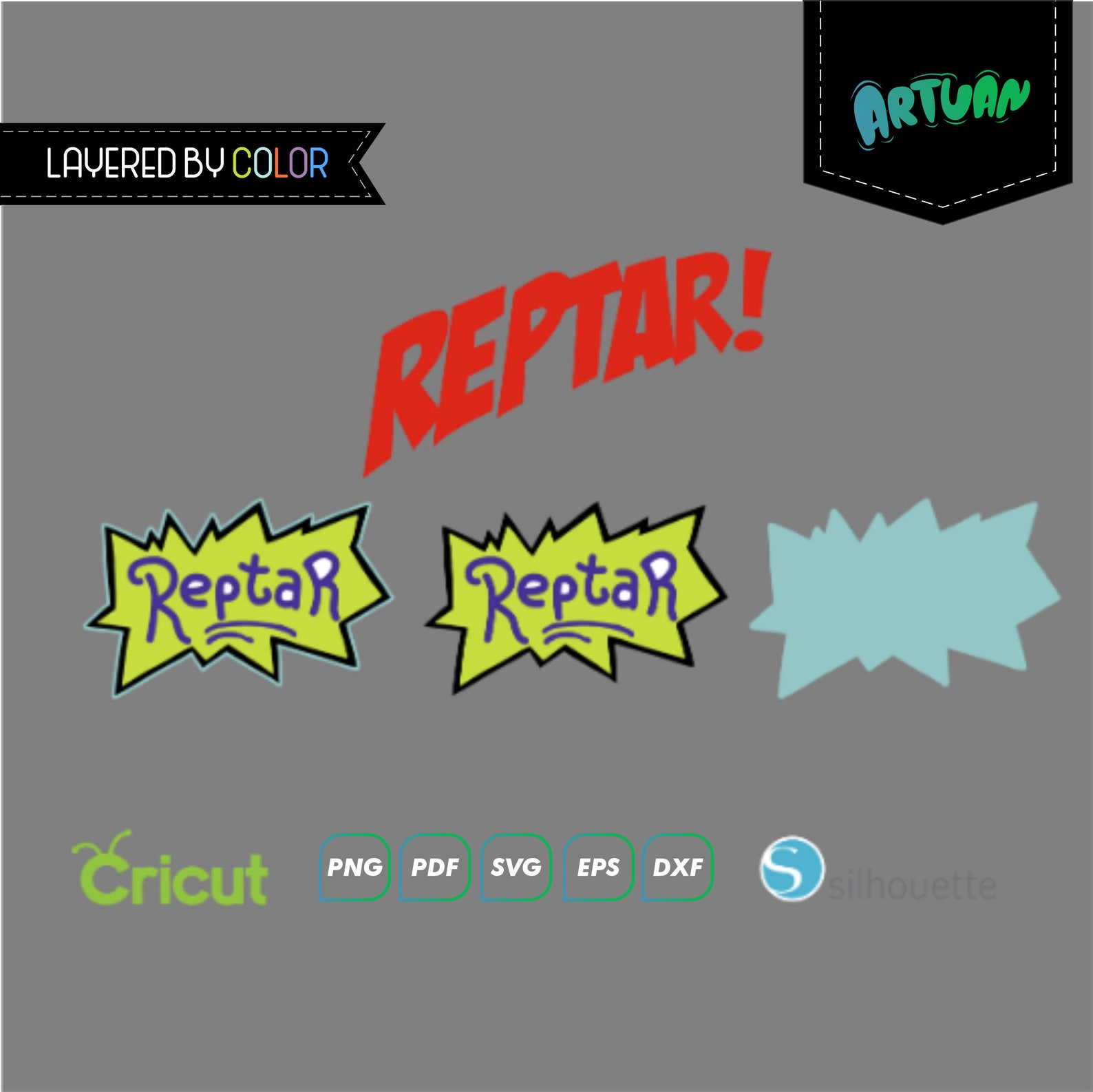 Bundle Reptar RUGRATS ,cricut, Silhouette, Svg, Eps, Pdf, Png, Instant ...