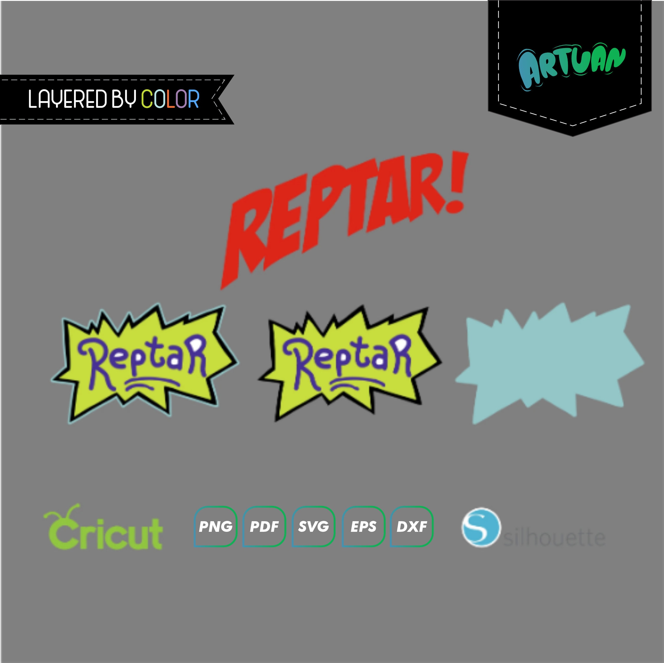 Bundle Reptar RUGRATS ,cricut, Silhouette, Svg, Eps, Pdf, Png, Instant ...