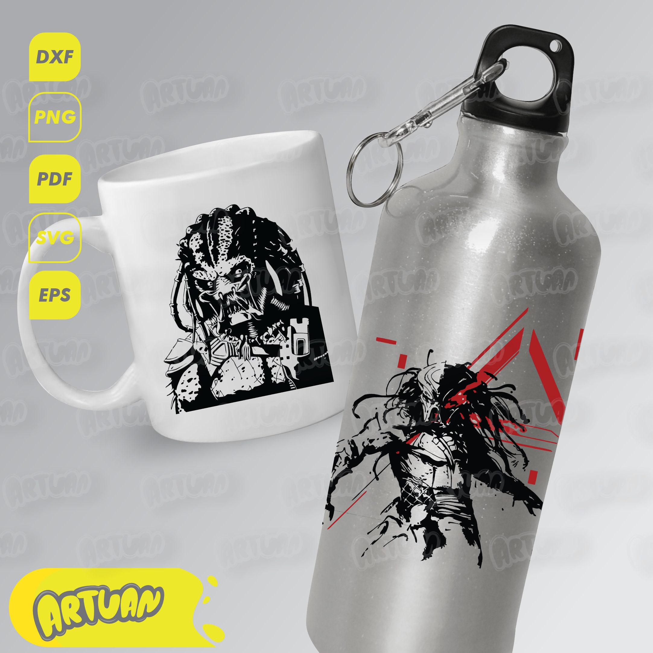 Predator Eps, Png, Svg, Pdf, Dxf, Sublimation File, Cut File, Print T ...
