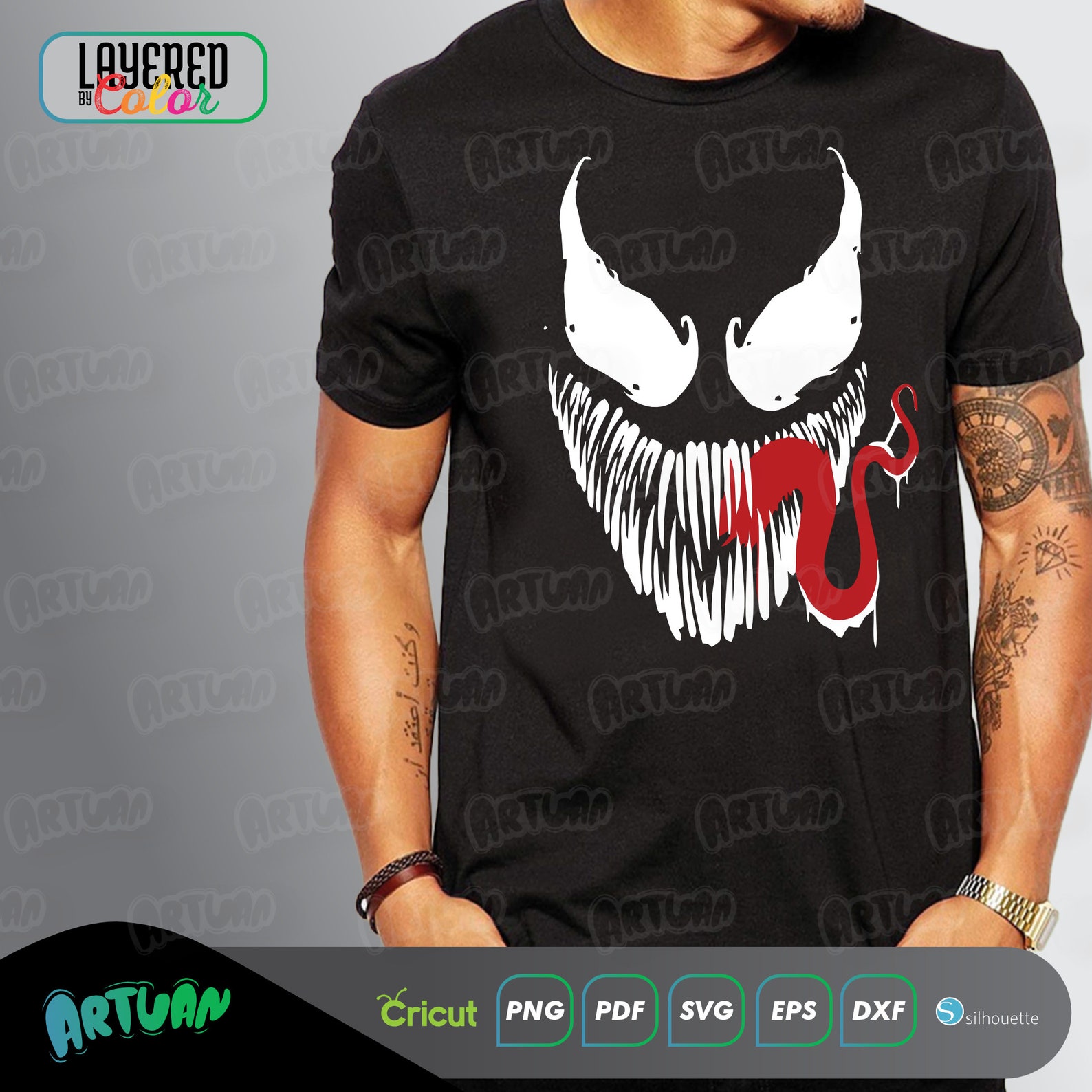 VENOM SVG, DXF, Pdf, Png, Eps, , File Cut , Cricut , Silhouette, High ...