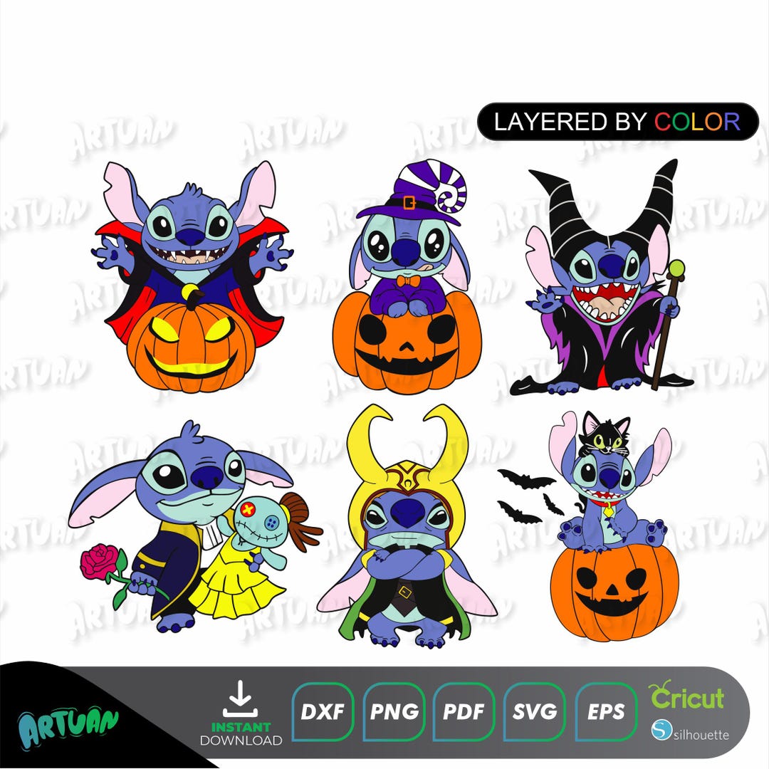 Halloween Bundle, SVG, Png, Pdf, Eps, Dxf, Instant Download, Print ...