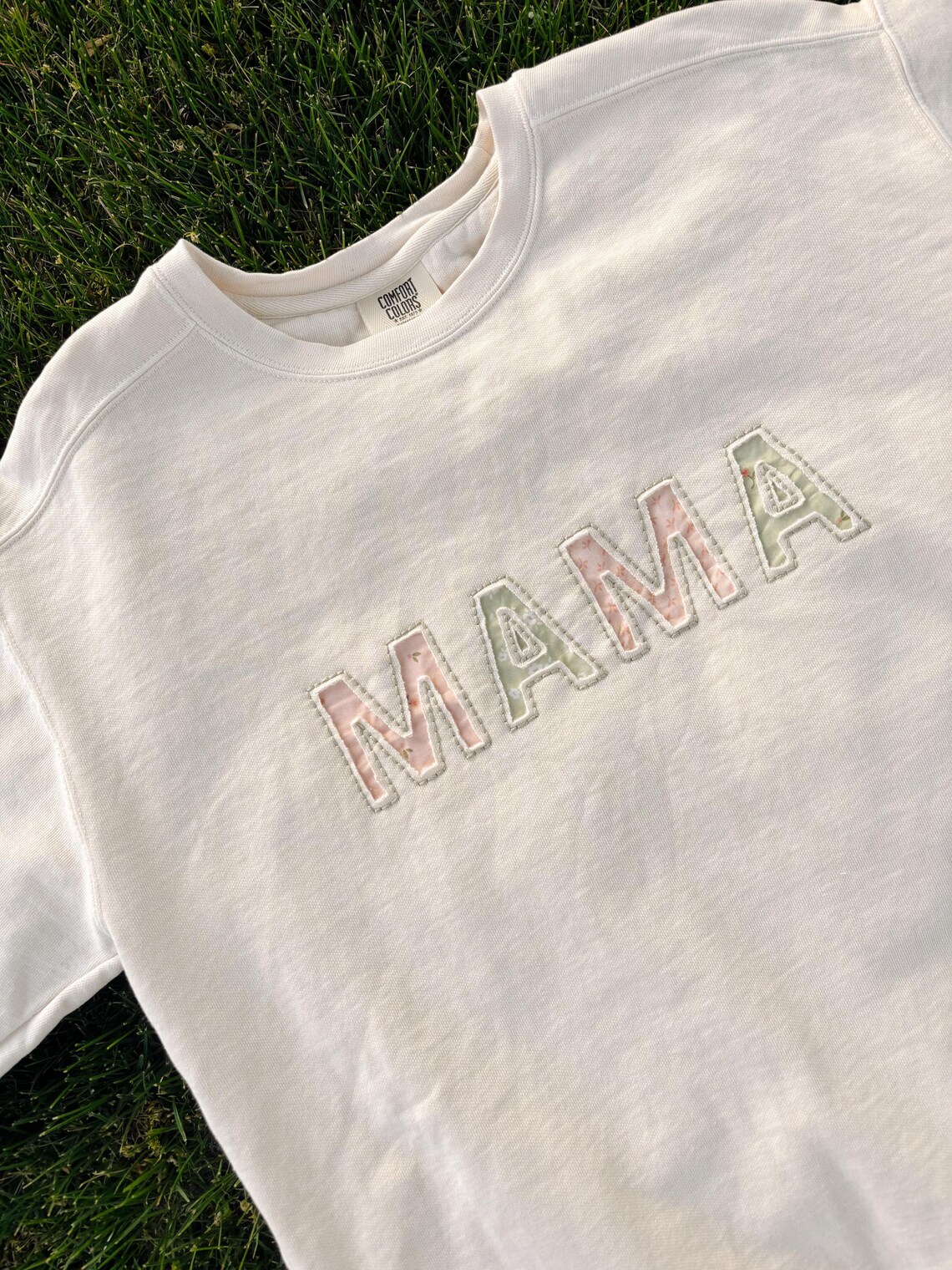 MAMA - Reverse Appliqué Hand Embroidery Design - Etsy