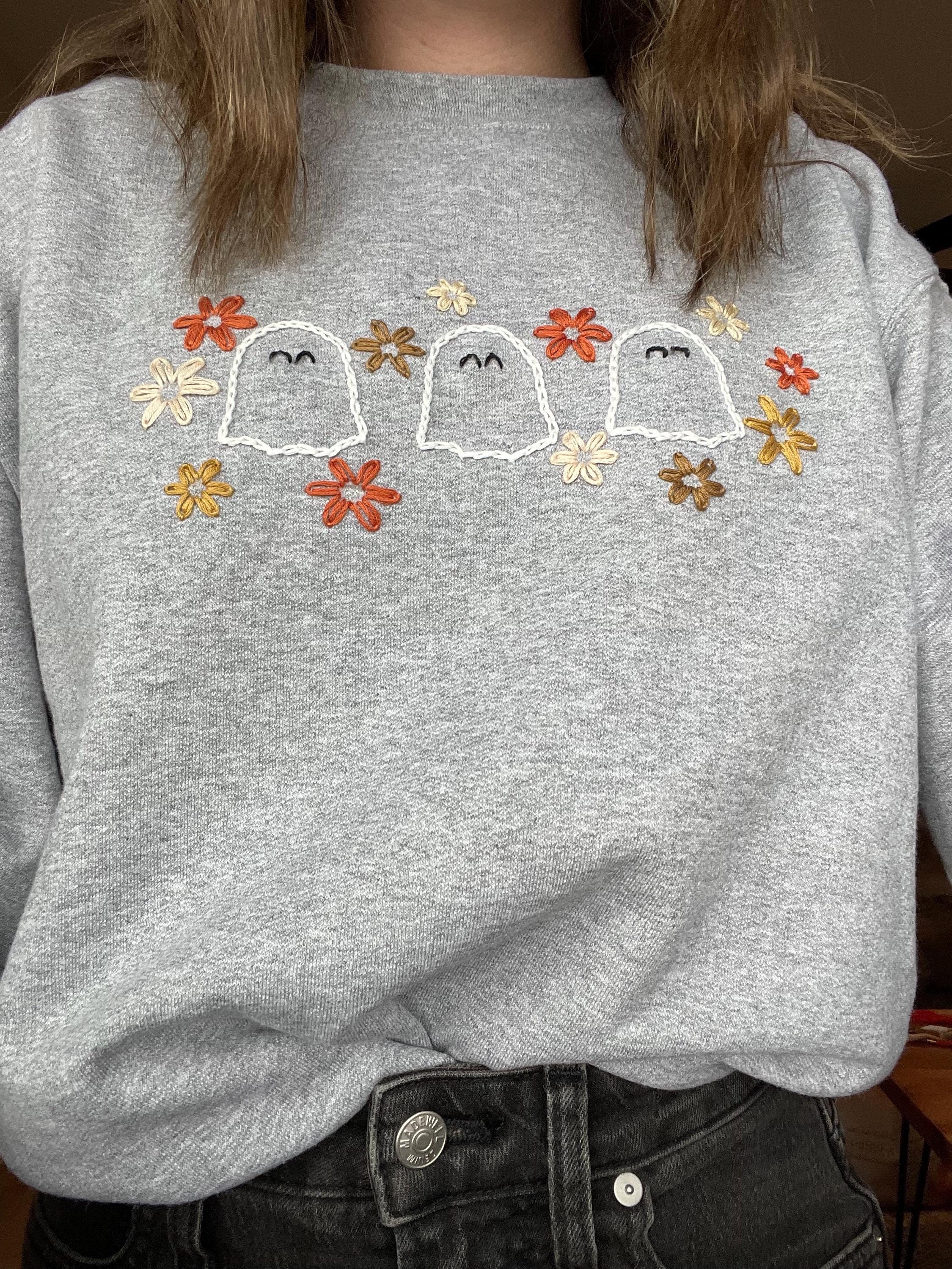 SIX SPOOKY DESIGNS - Hand Embroidery Patterns for Apparel - Etsy