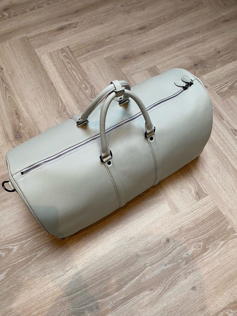 Custom Togo Leather Duffle Bag - Etsy
