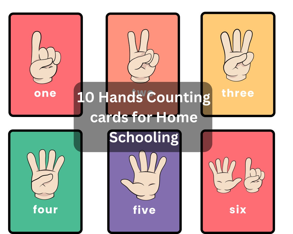 Counting Flashcards and Activity 1 to 10, Learning Numbers, Count to 10 ...