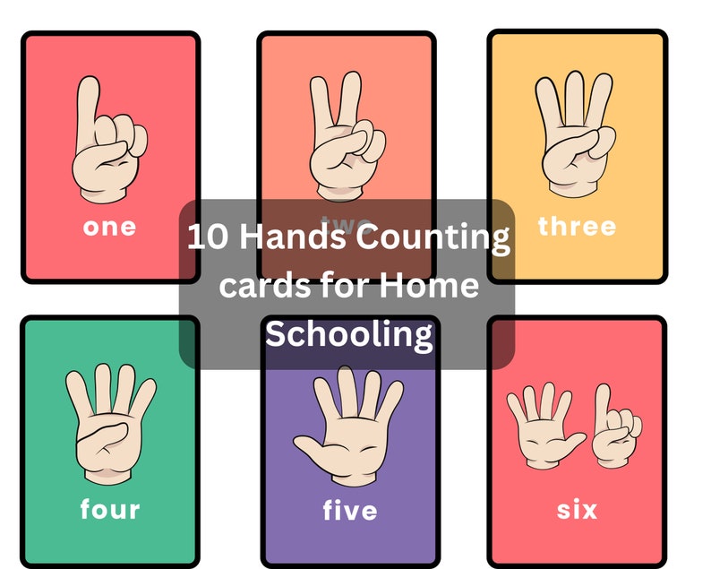 Counting Flashcards and Activity 1 to 10, Learning Numbers, Count to 10 ...