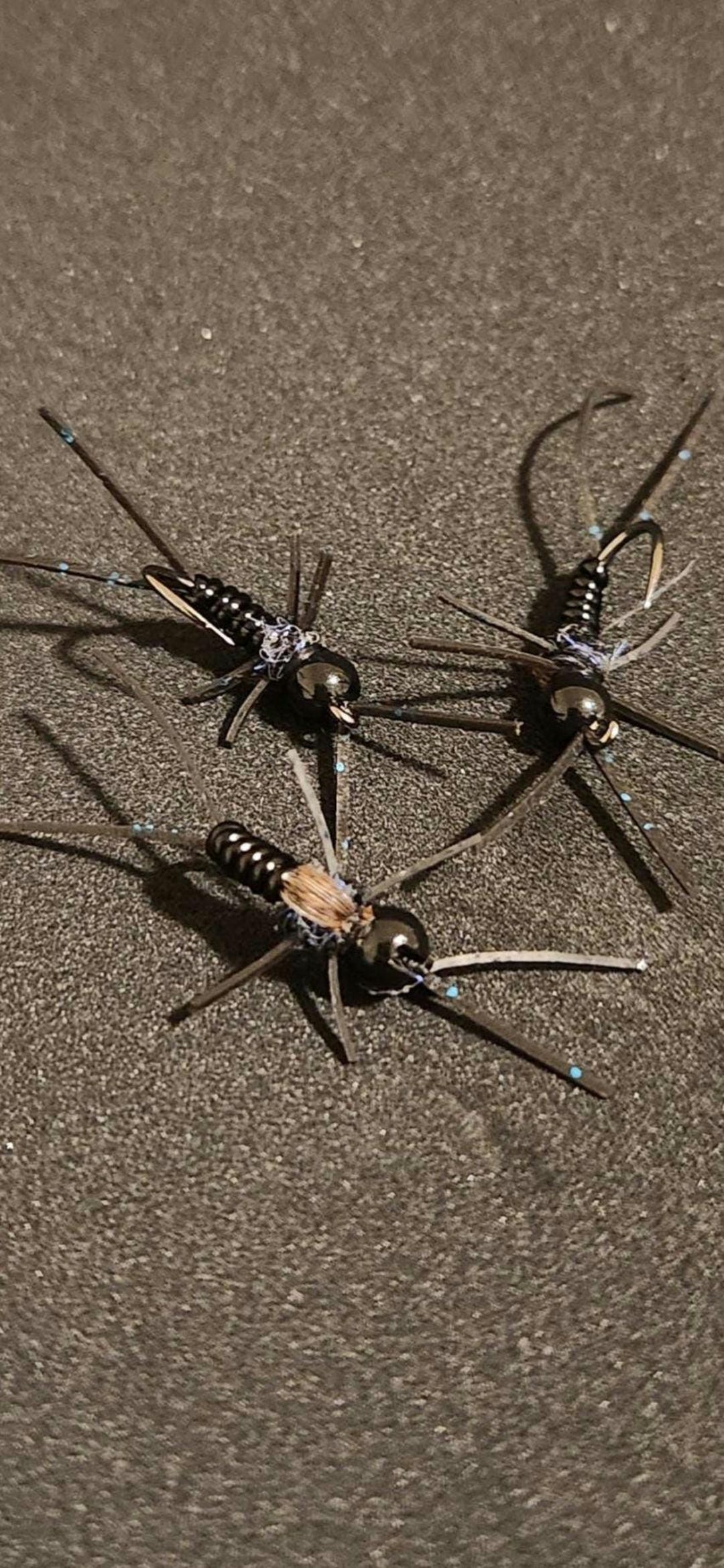 Black and Blue Stonefly Jig (3 Pack) - Etsy